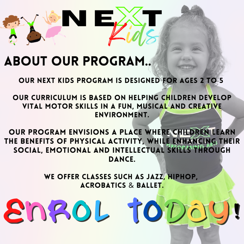 Next Kids Pre-School Program - Next Level Performing Arts